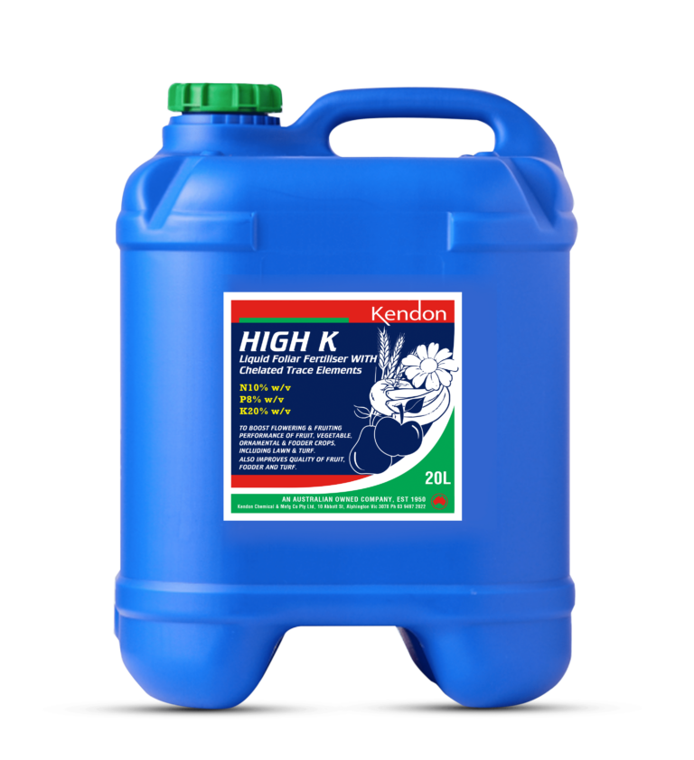 High K Foliar Fertiliser – Kendon Chemicals